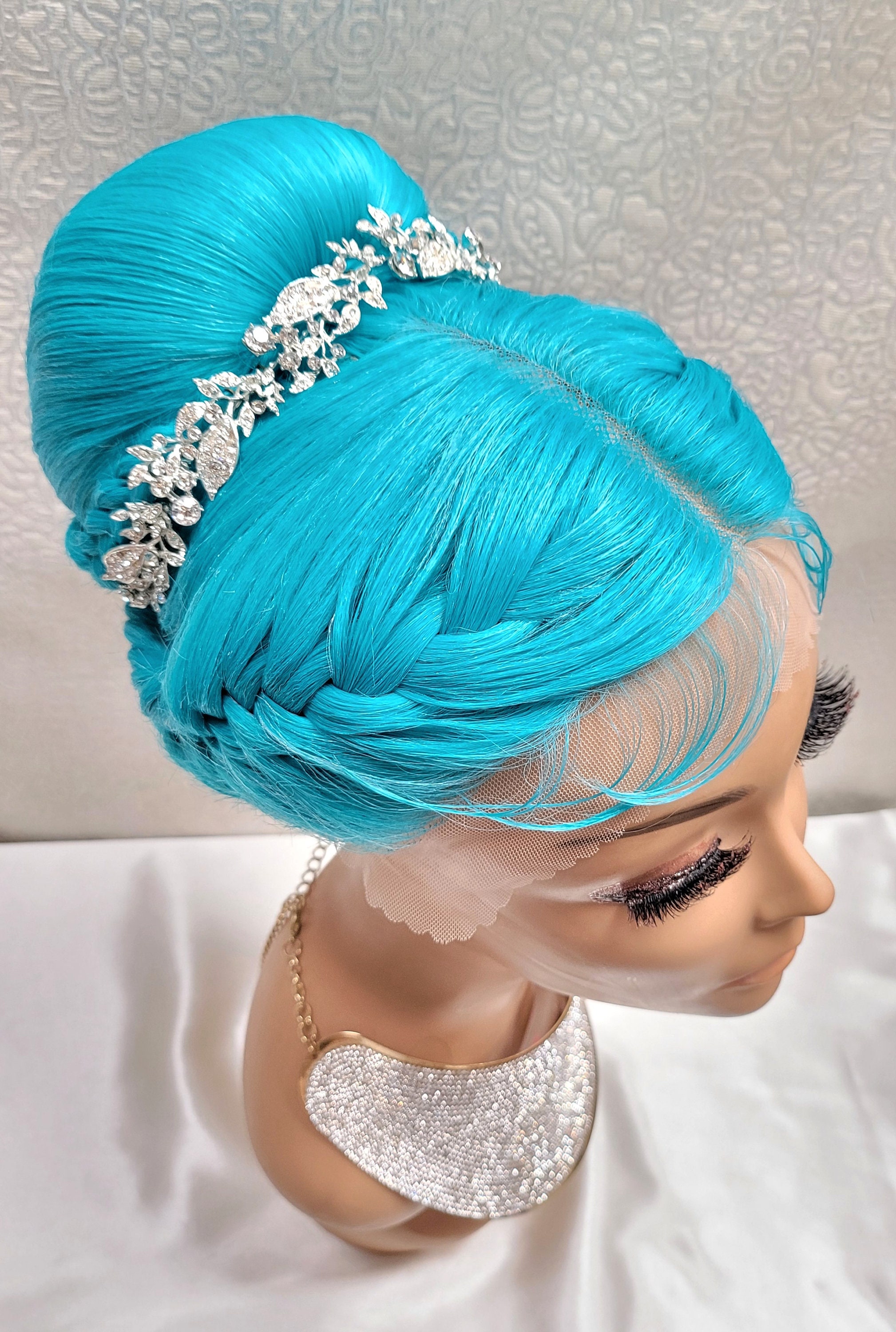 Yara, Top Updo Lace Front Wig, Styled Wigs, Prom, Wedding, Party Luxury ...