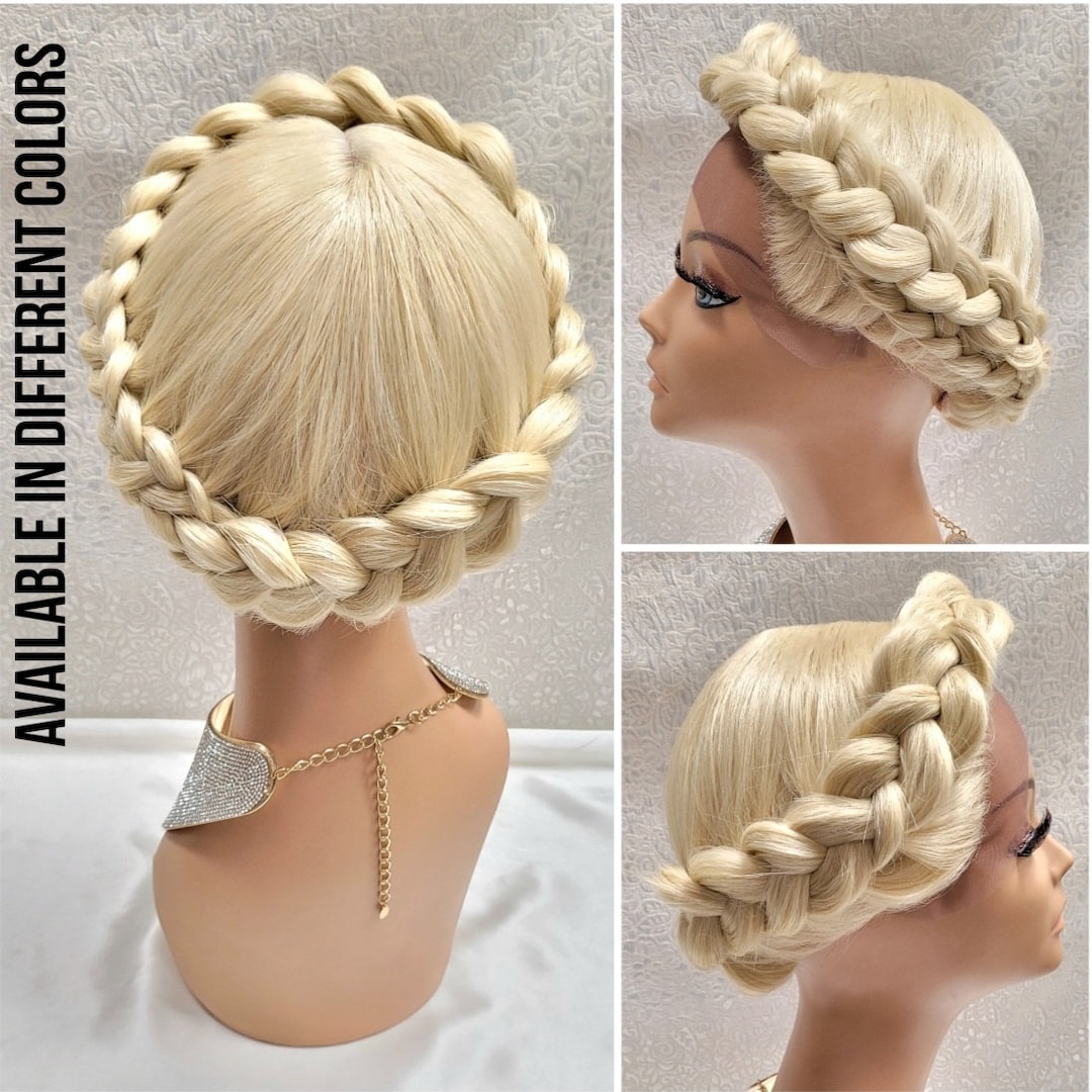 Dorothy, Crown Side Braid Updo Lace Front Wig, Cosplay Wig, Prom ...