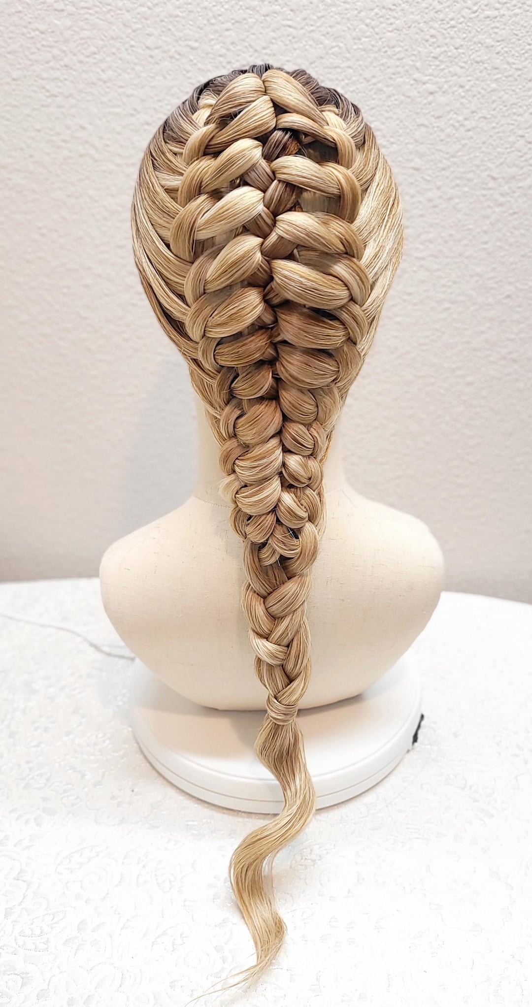 Jade, Zipper Lock Braid Ponytail Lace Front Wig, Synthetic Custom Wig ...