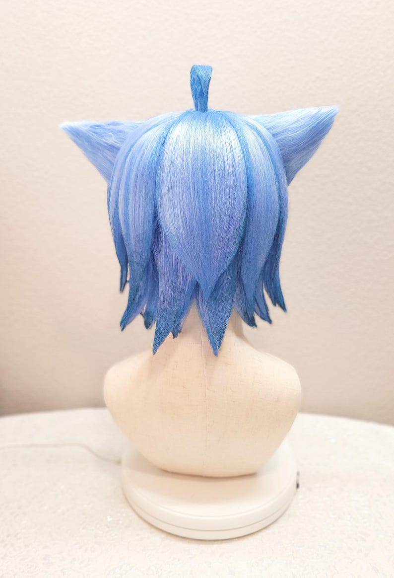 Vrchat Rusk Model-inspired Cosplay Wig, Vrchat Avatars - Etsy