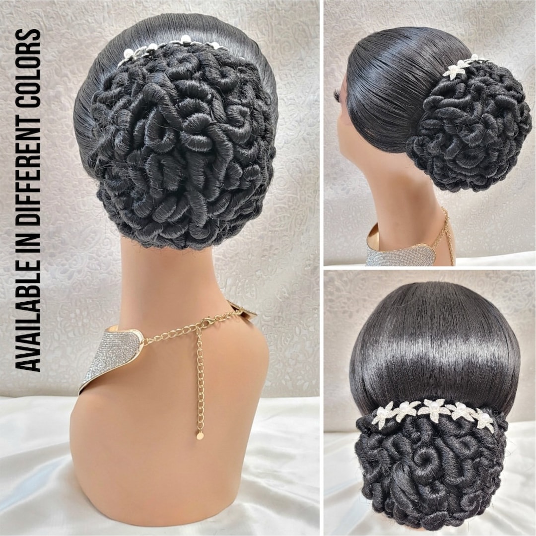 Paris, Elegant Twist Updo Lace Front Wig, Synthetic Custom Wig, Styled ...