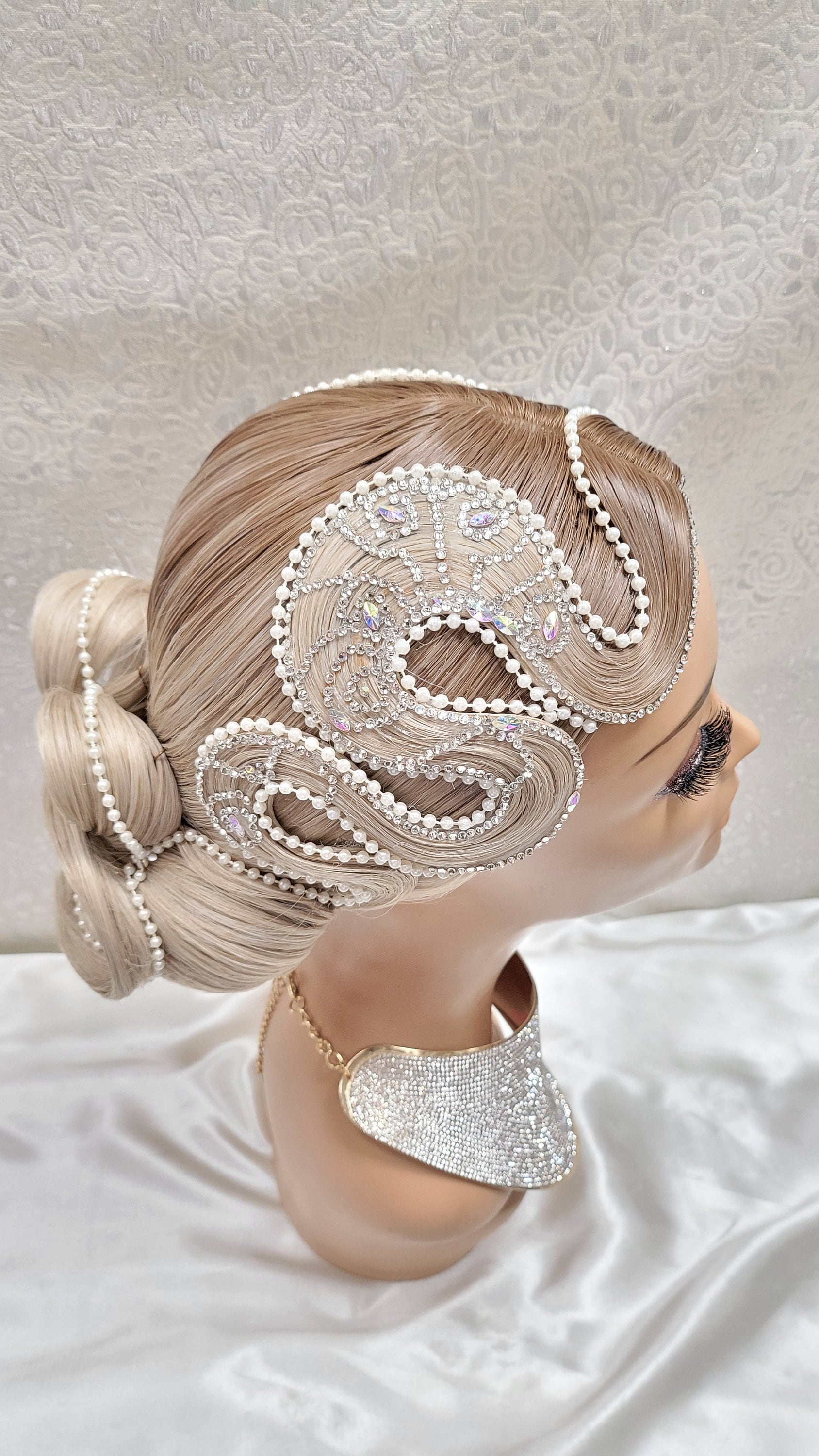 Valencia-party Wig, Ballroom Dance Wig, Sports Dance Wig - Etsy