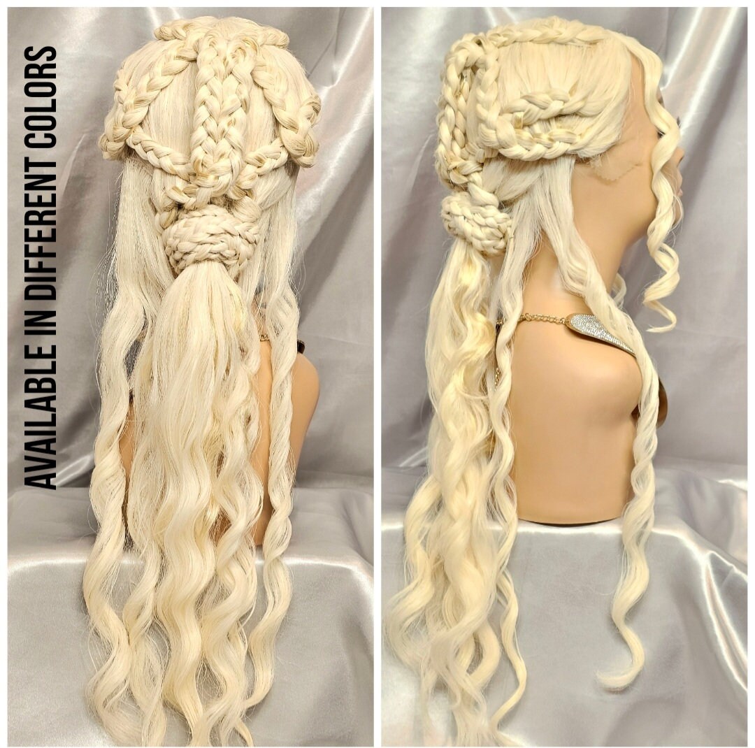 Ssw-daenerys Targaryen White Red Wig-game of Thrones, Blonde, Custom ...