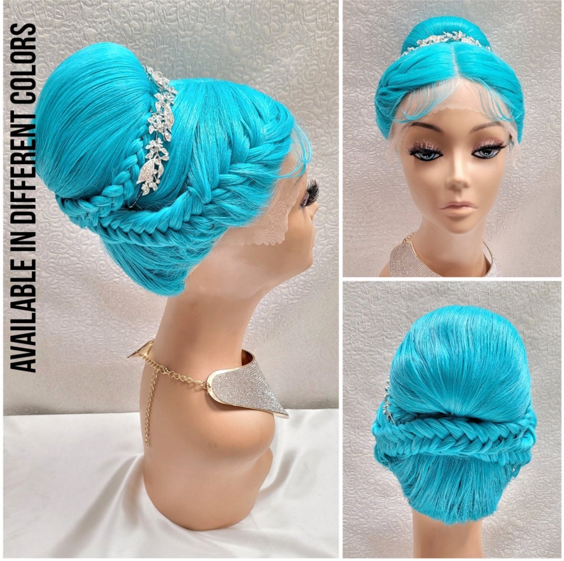 Yara, Top Updo Lace Front Wig, Styled Wigs, Prom, Wedding, Party Luxury ...