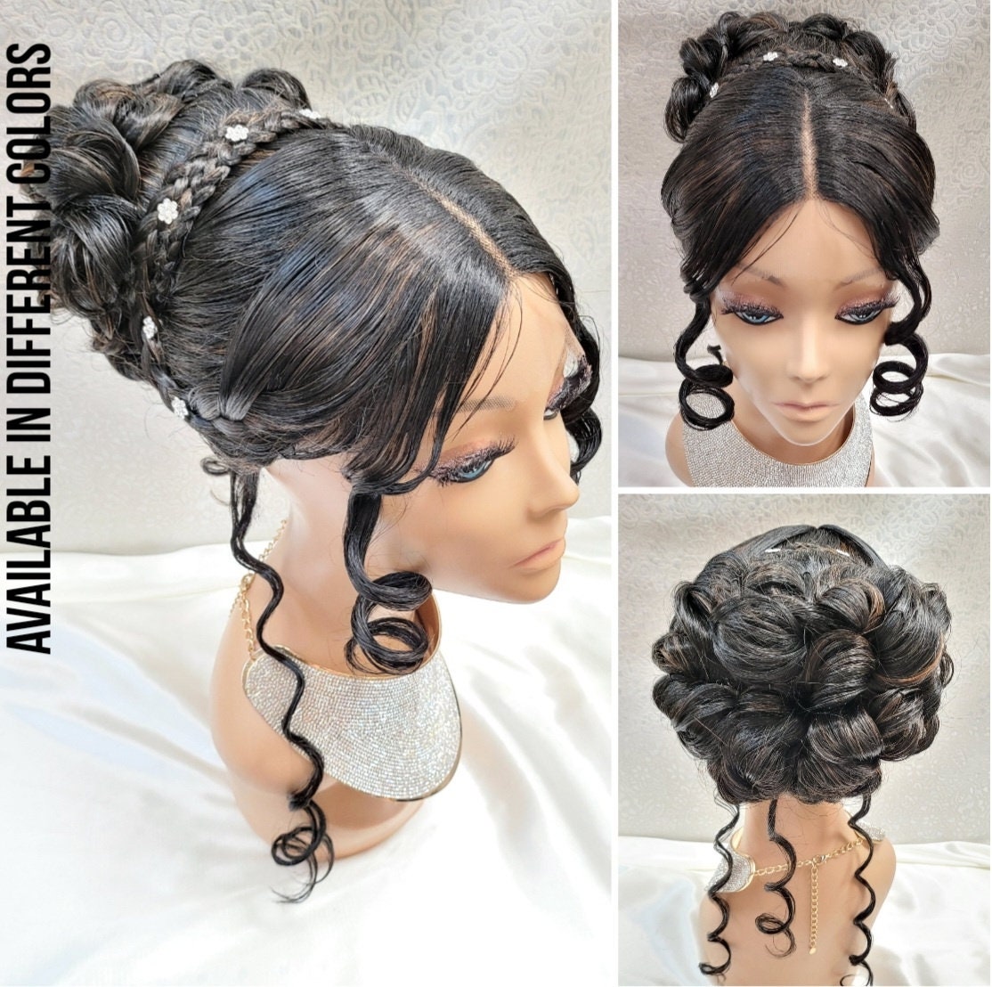 Super Zelda Center Part Lace Front Wig Upgraded Zelda Updo - Etsy