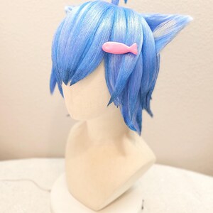 Vrchat Rusk Model Inspired Cosplay Wig, Vrchat Avatars - Etsy