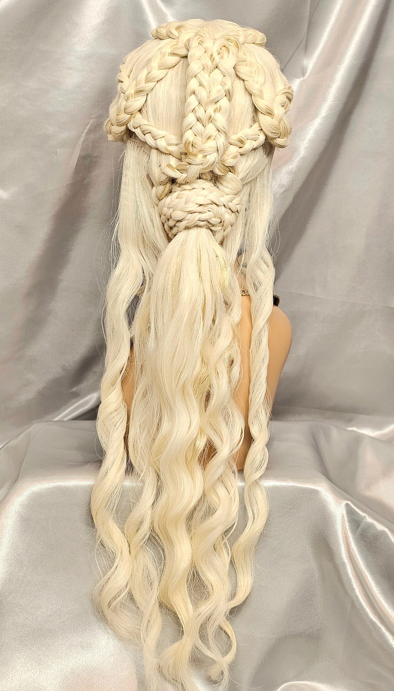 Ssw-daenerys Targaryen White Red Wig-game of Thrones, Blonde, Custom ...