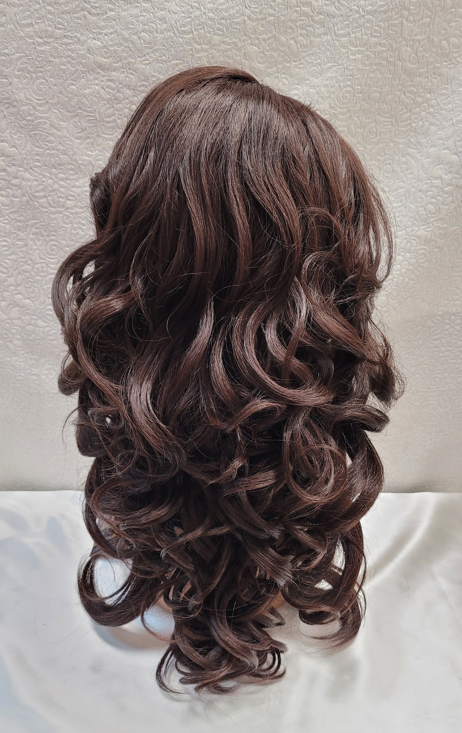 Topaz, Inverted Bottom Knot Updo Lace Front Wig, Synthetic Custom Wig ...