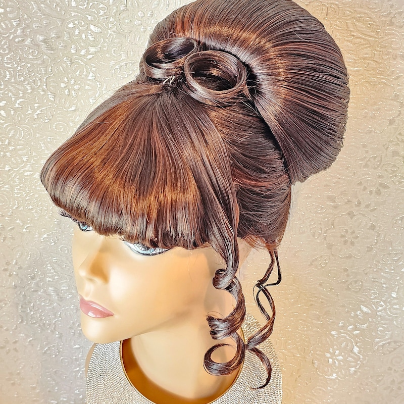 Beehive Wig Black - Etsy