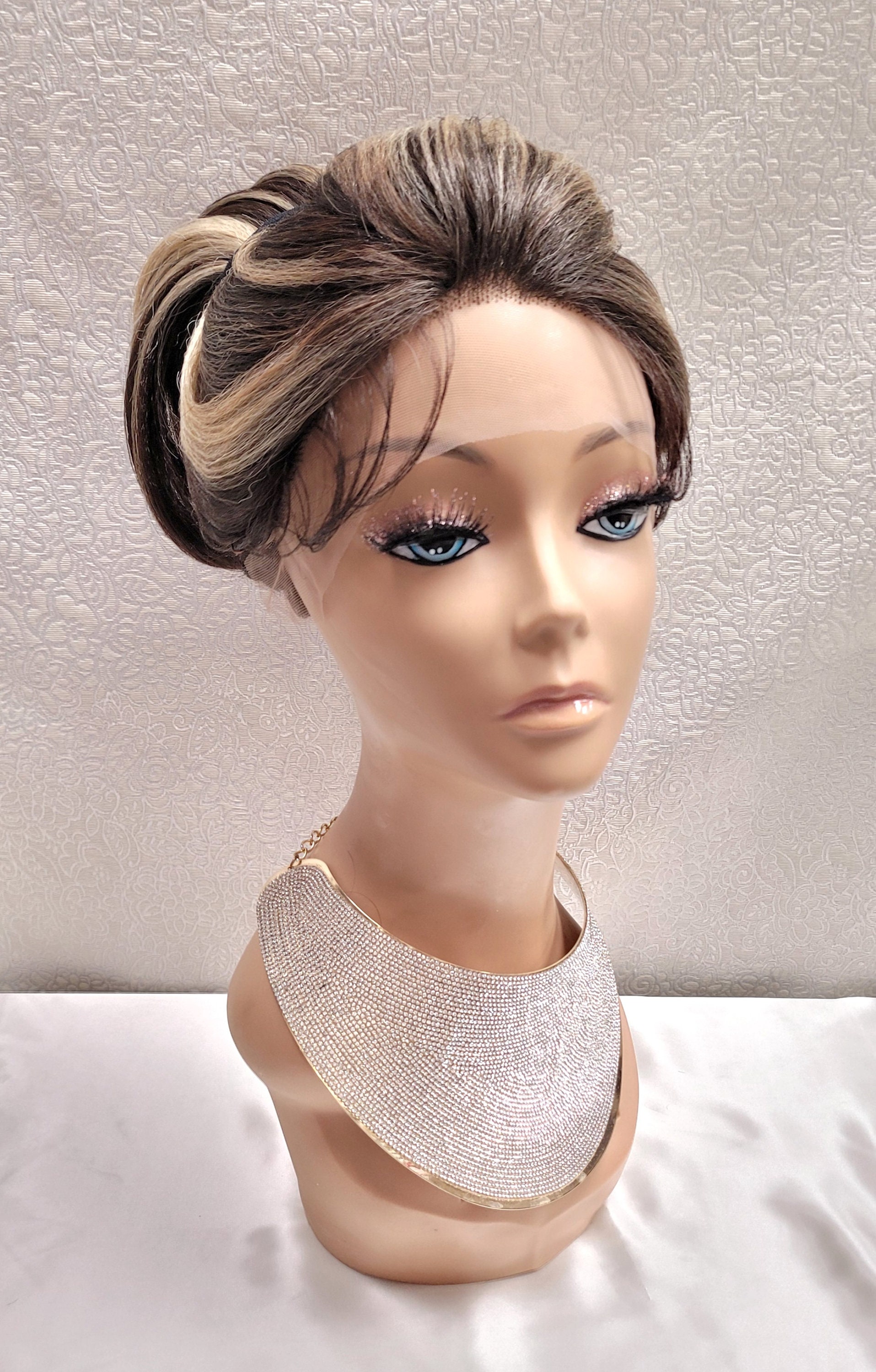 Robinson Vintage Hollywood Updo Wig, 1960's Style Lace Front Wig - Etsy