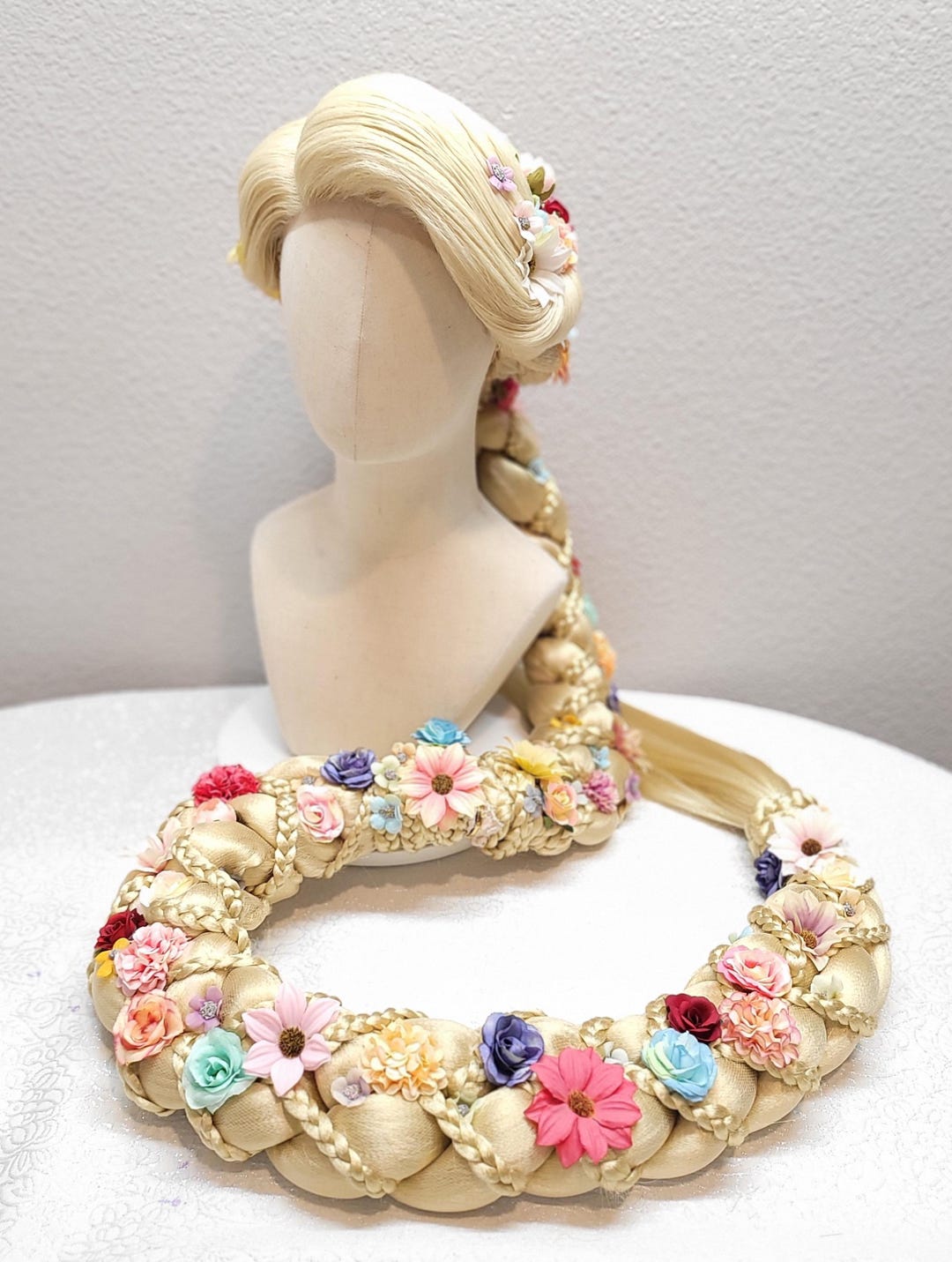 Rapunzel-inspired Braided Wig 3pcs, Fairy Tale Princess, Fairy Tale ...