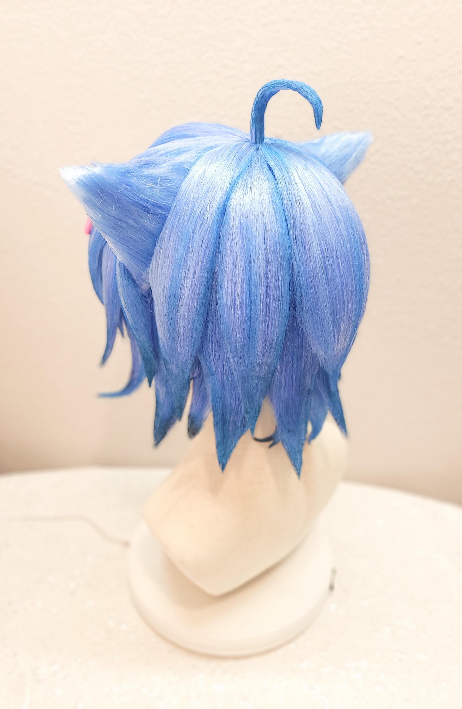 Vrchat Rusk Model Inspired Cosplay Wig, Vrchat Avatars - Etsy