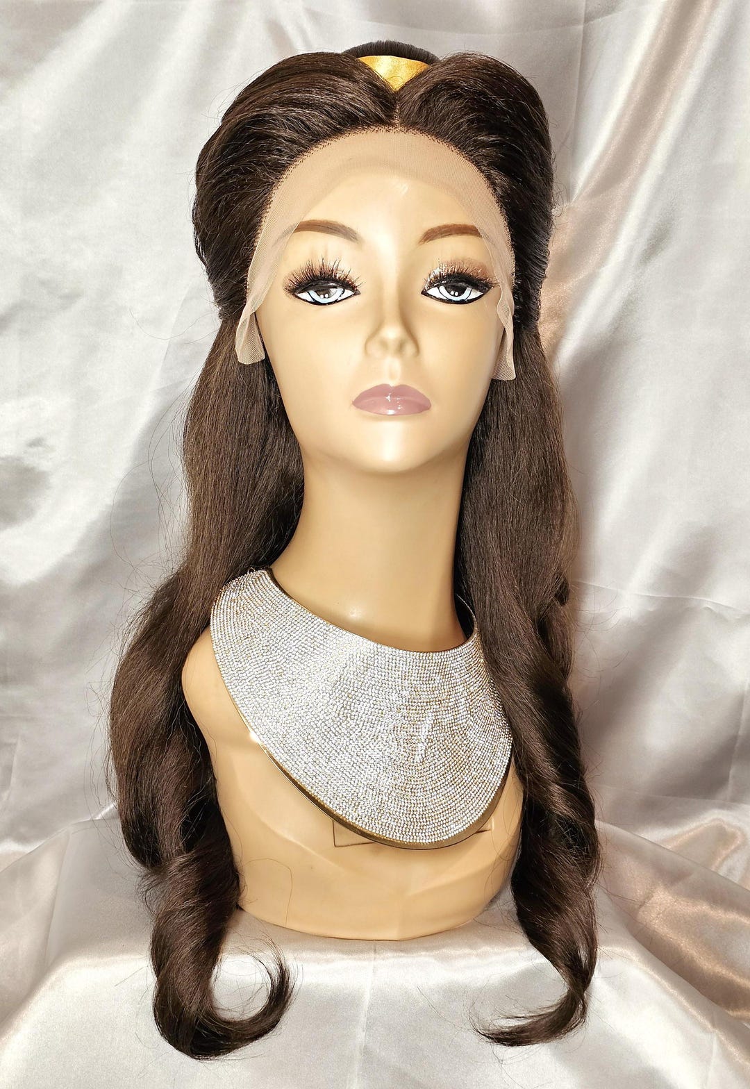 Beauty Princess Wig, Enchanted Ballroom, Synthetic Lace Front Wig - Etsy