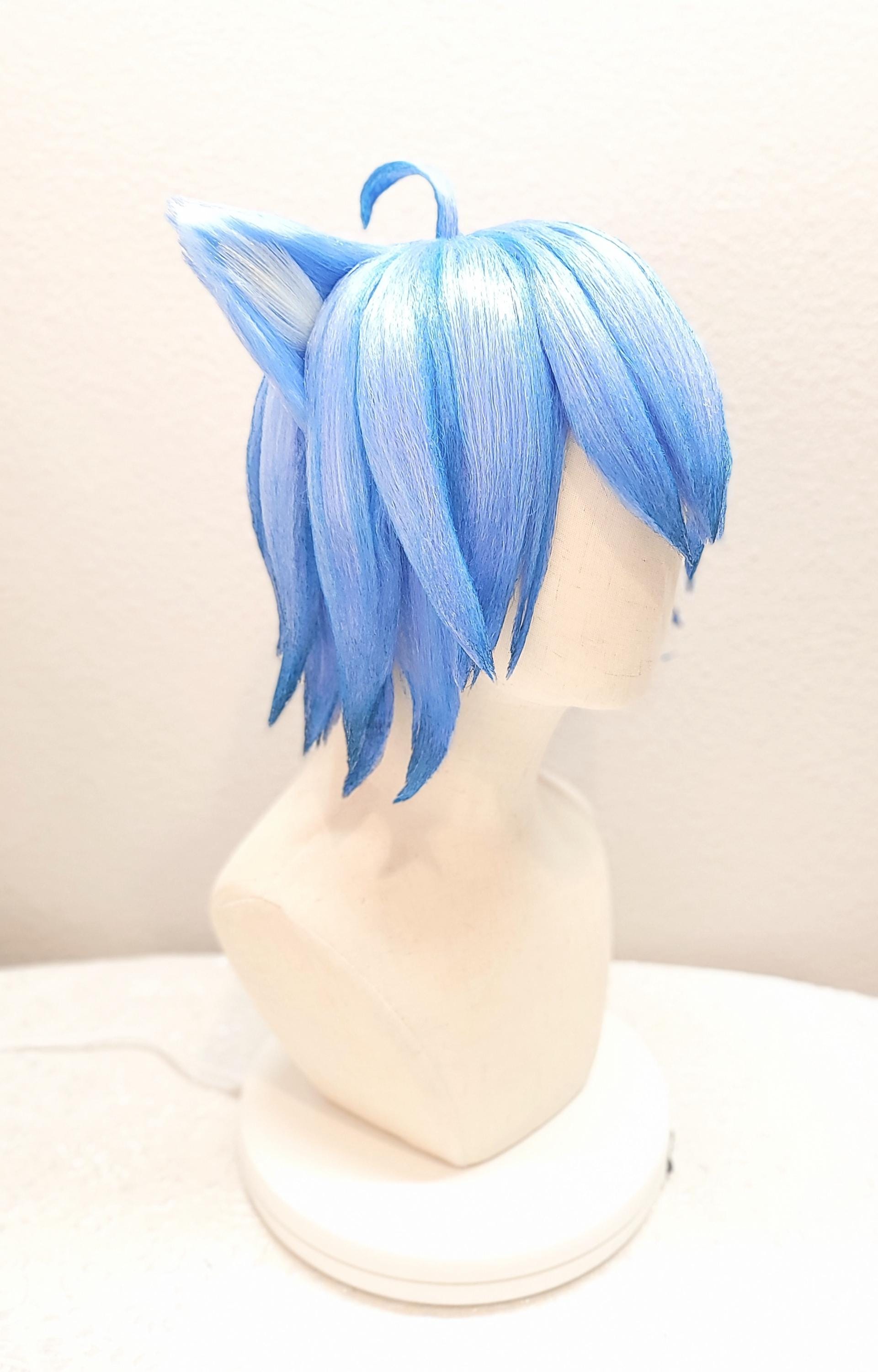 Vrchat Rusk Model Inspired Cosplay Wig, Vrchat Avatars - Etsy