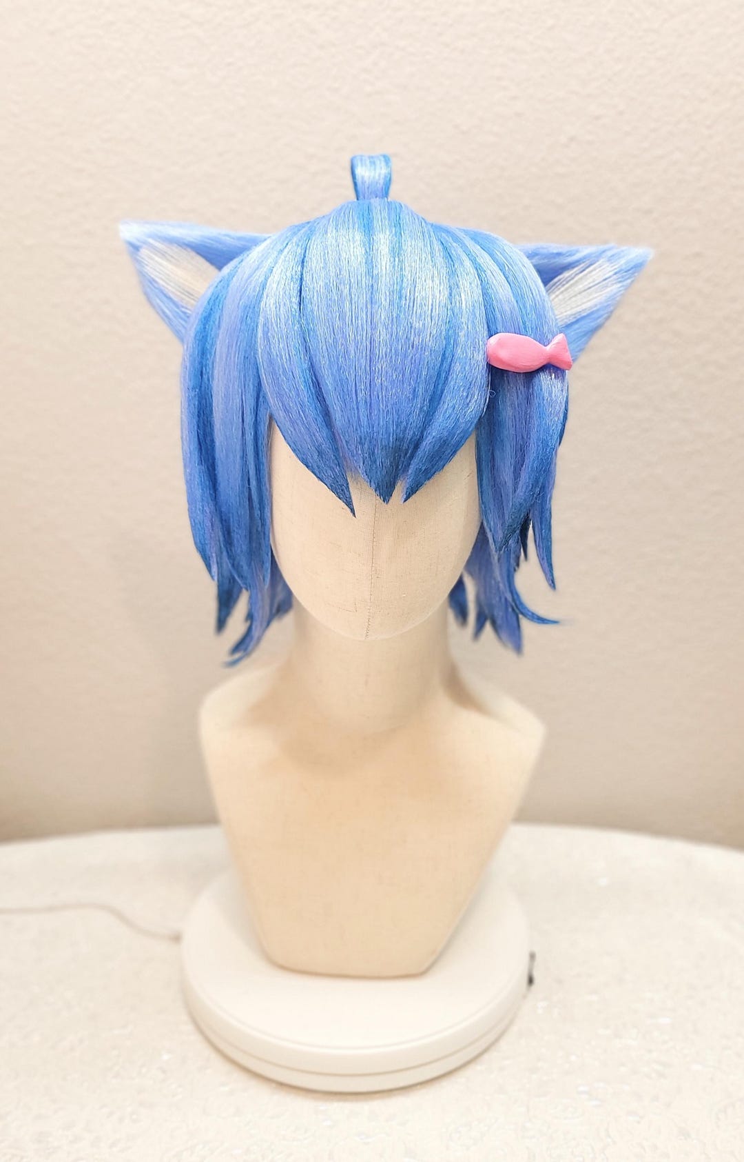 Vrchat Model Rusk-inspired Wig, Vrchat Rusk Cosplay Wig, Vrchat Avatars, Gaming Cosplay, Rusk ...