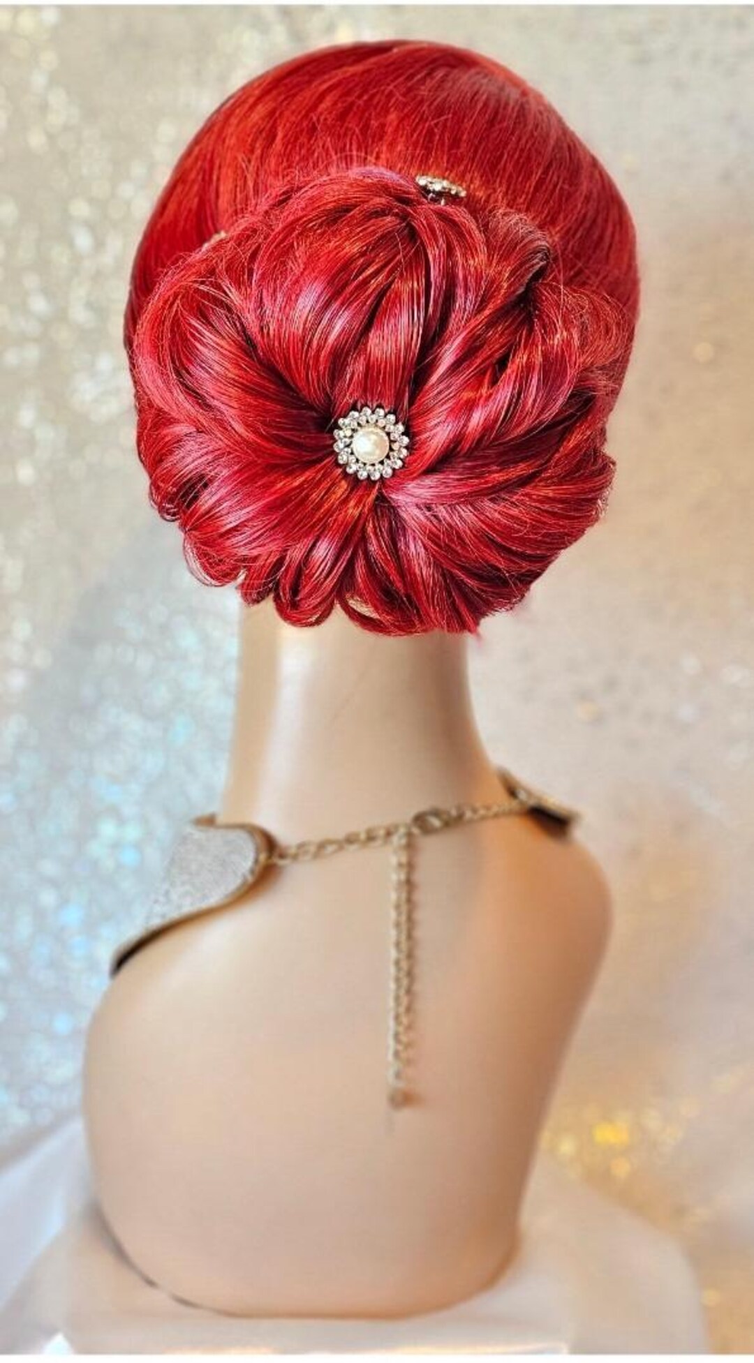 Alexa, Updo Lace Front Wig, Styled Synthetic Wig - Etsy