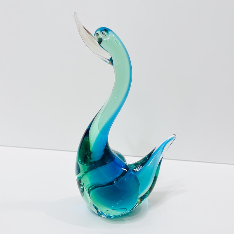 Murano Glass Swan - Etsy