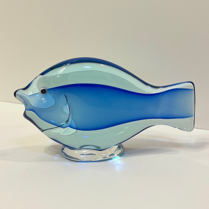 Blue Fish Vase - Etsy