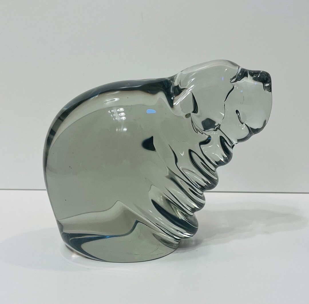 Vintage Murano Glass Livio Seguso Large Grey Elephant Seal - VERY RARE ...