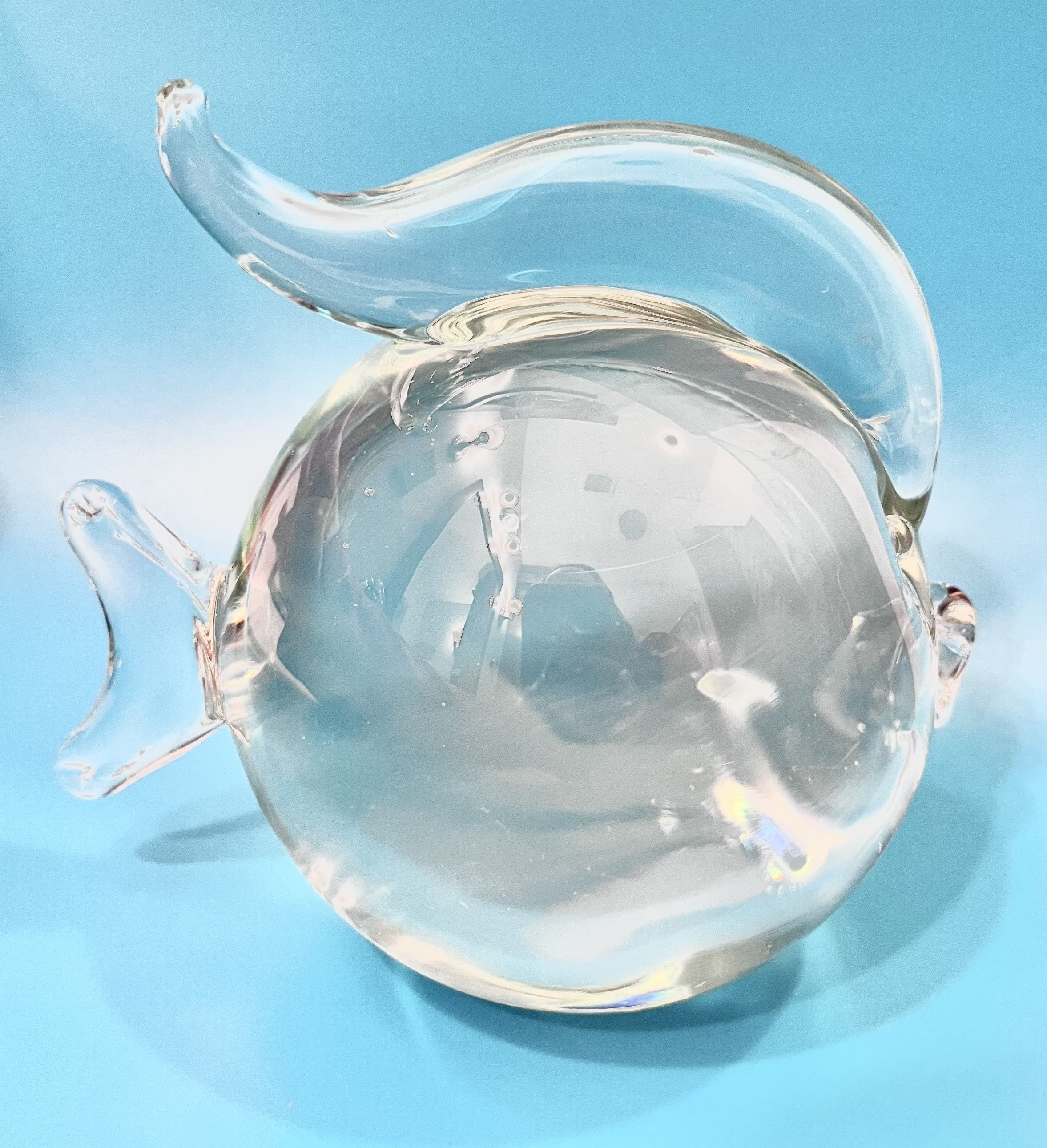 Vintage Murano Glass Archimedes Seguso Blow/puffer Fish-rare - Etsy