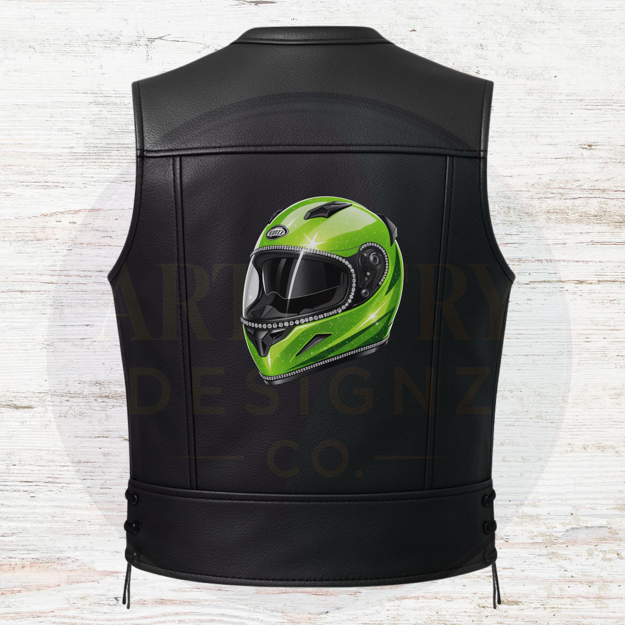 Motorcycle Helmet Clipart Bundle for Biker Crafts, Racing Party Decor ...