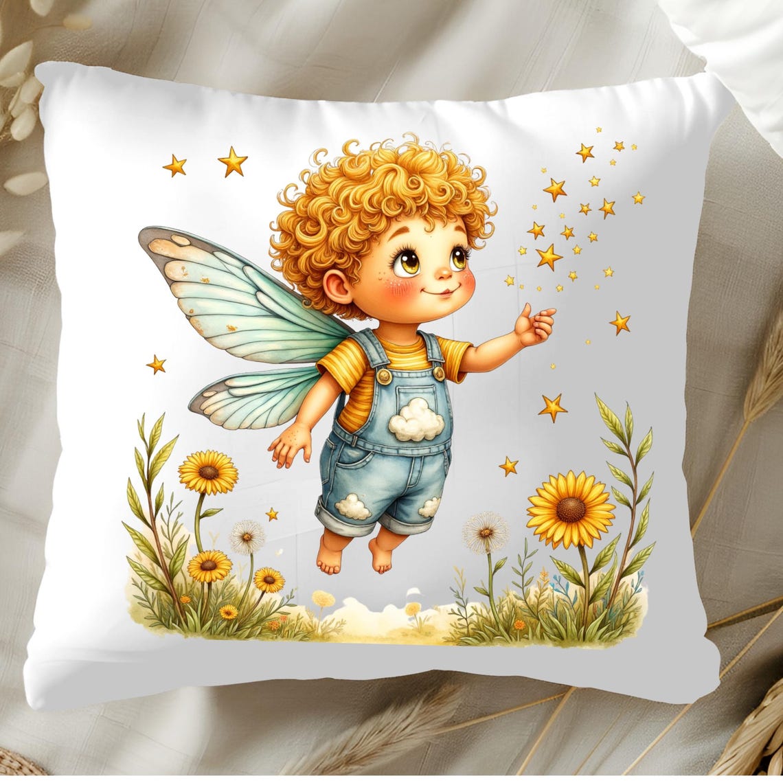 Fairy Kids Clipart PNG Bundle – 12 Cute Magical Fairy Children for ...