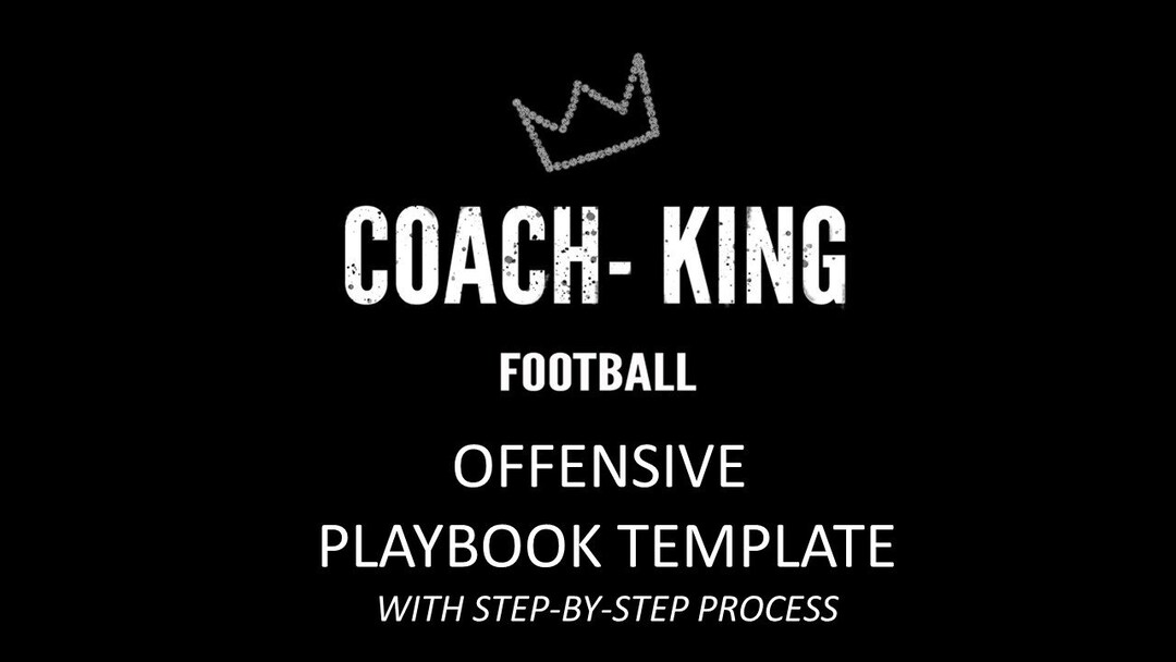 Playbook Template offense - Etsy