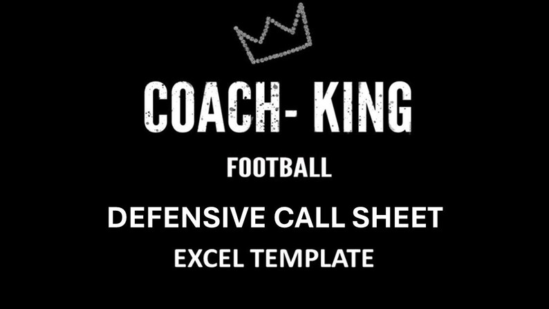 Defensive Playcall Sheet Template - Etsy