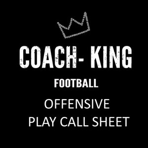 Offensive Play Call Sheet - Etsy