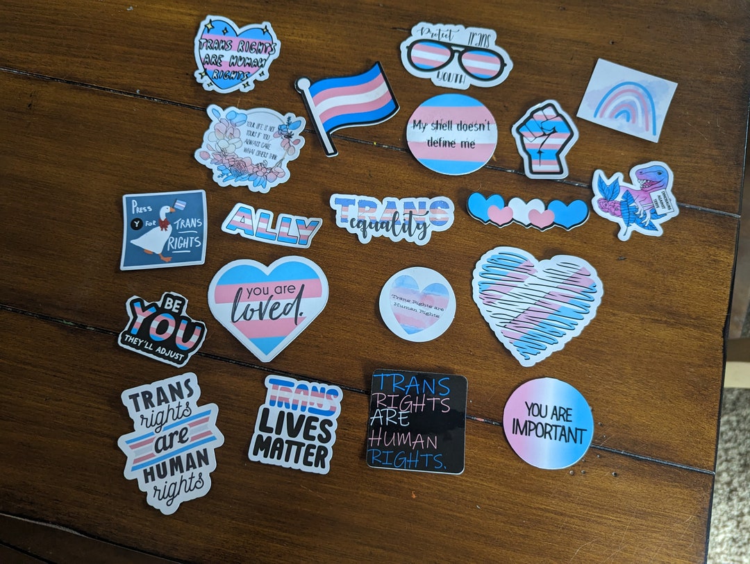 Trans Rights Stickers - Etsy