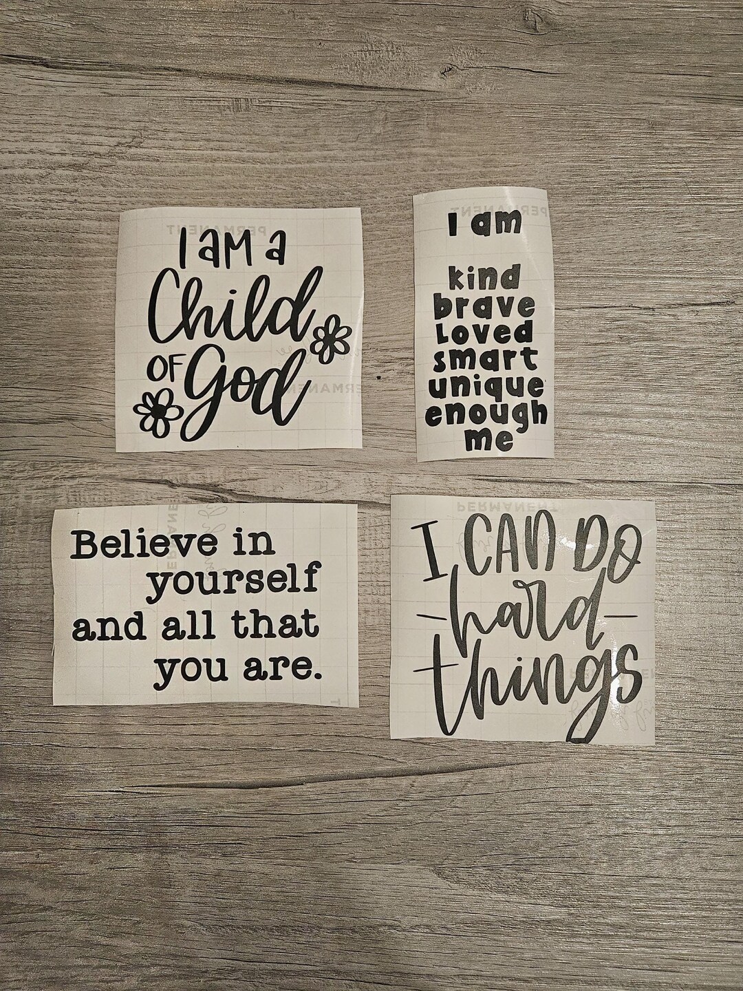 Positive Affirmations Mirror Decal: Custom Quote, Cancer Support - Etsy