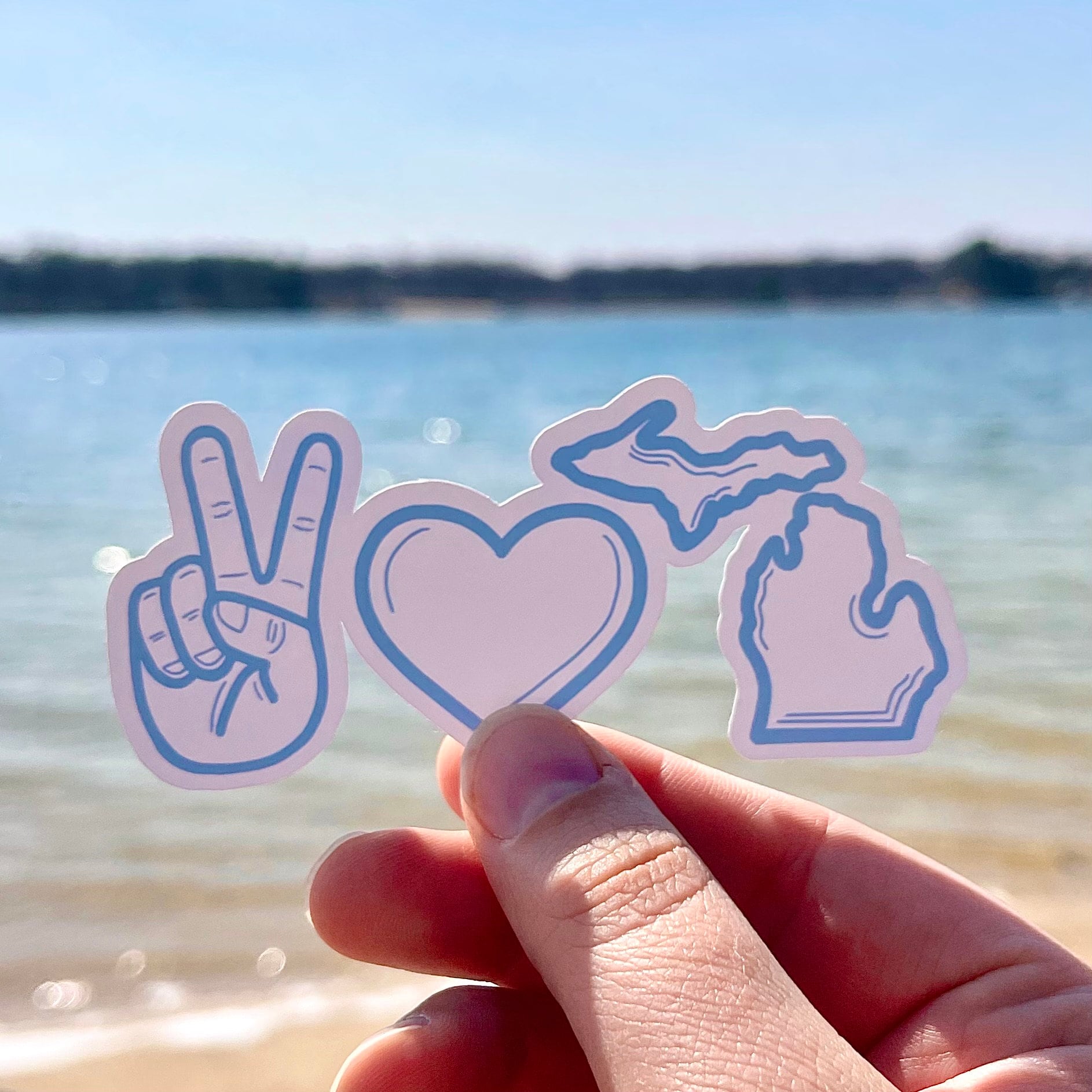 Michigan Vinyl Waterproof Sticker Pack Pure Michigan Stickers - Etsy