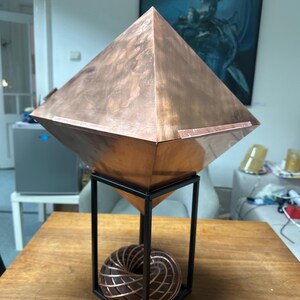 Large Copper Octahedron (bipyramid) (33cm/20cm/14cm) Pyramid - Etsy