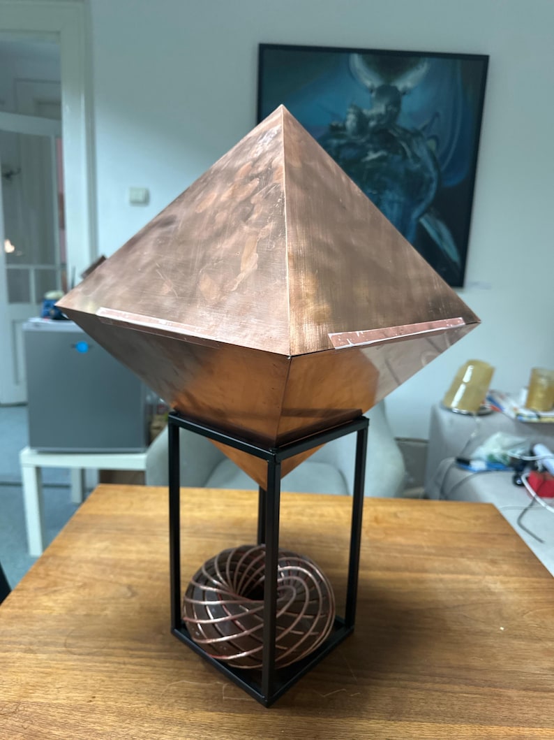 Large Copper Octahedron (bipyramid) (33cm/20cm/14cm) Pyramid - Etsy