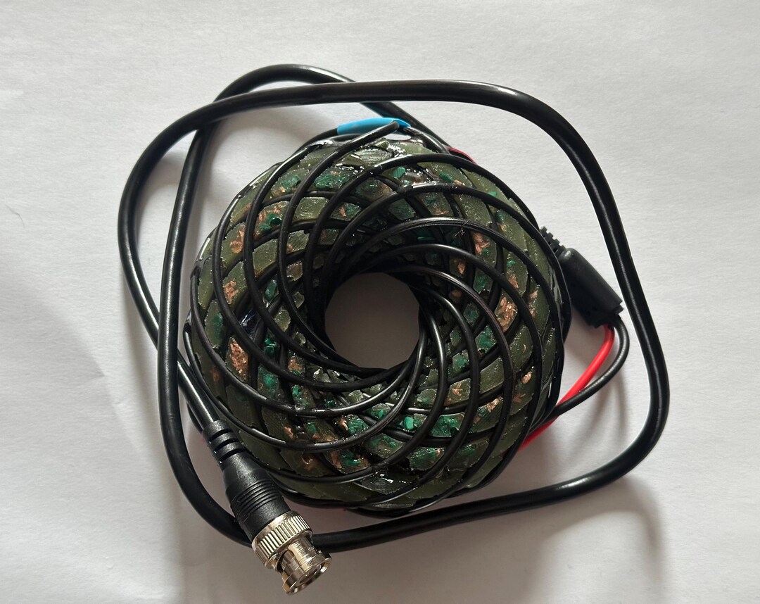 12 Turns Rodin Coil Antena With Orgonite - 7/10/20 Cm Radius+frequency ...