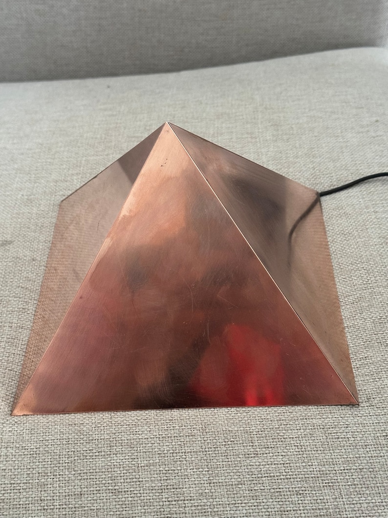 Orgone Pyramid With Rodin Coil and Double Terminated Quartz Crystal and ...