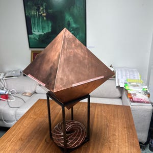 Large Copper Octahedron (bipyramid) (33cm/20cm/14cm) Pyramid - Etsy