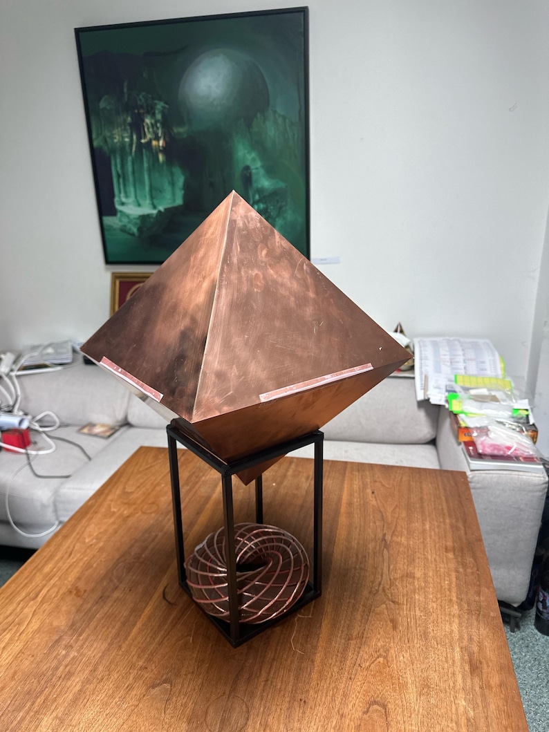 Large Copper Octahedron (bipyramid) (33cm/20cm/14cm) Pyramid - Etsy