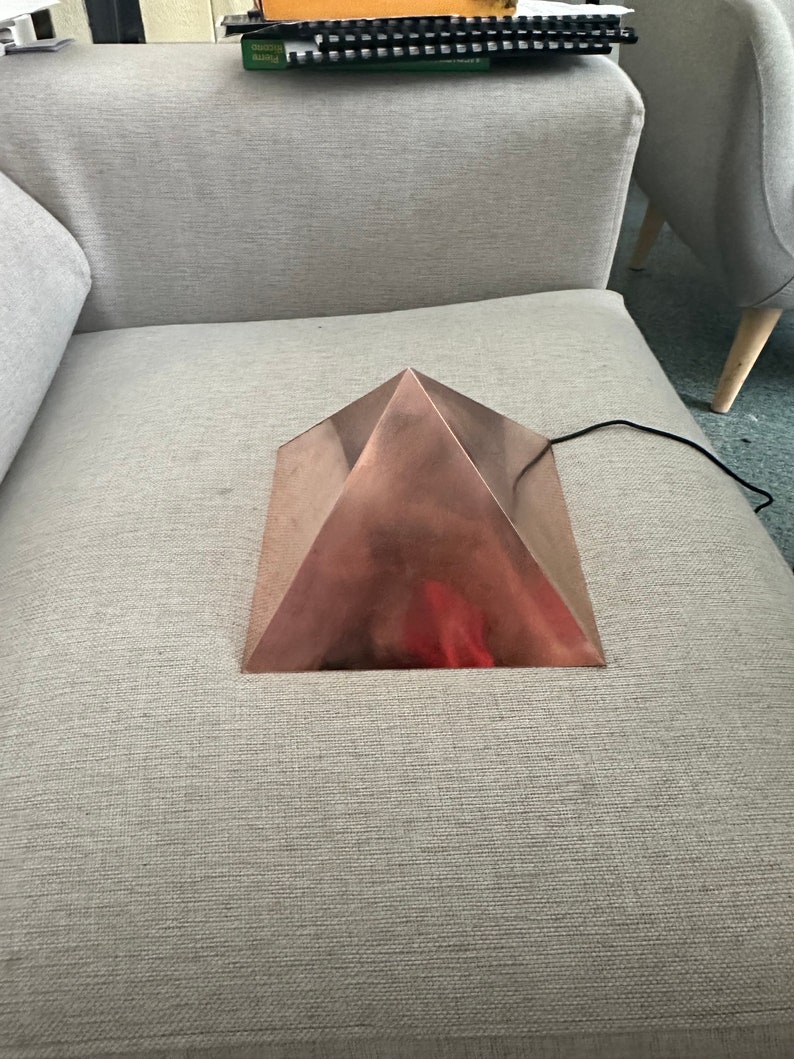 Orgone Pyramid With Rodin Coil and Double Terminated Quartz Crystal and ...