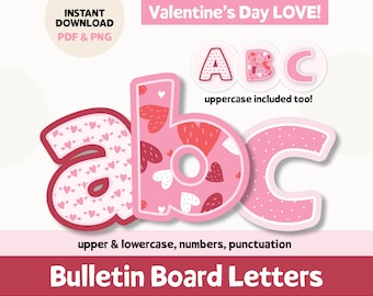 Valentines Bulletin Board Letters February, Valentines Letters ...