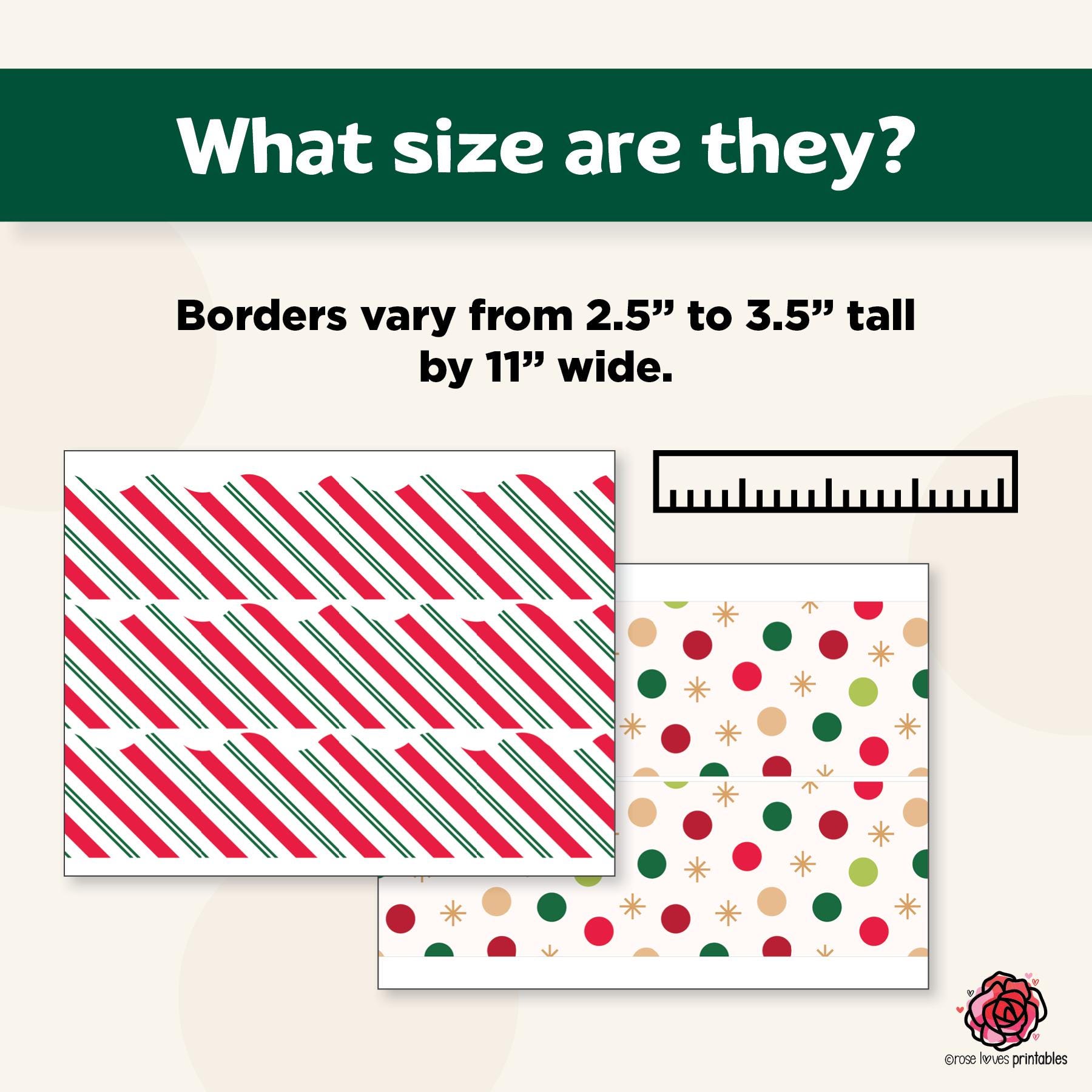 Christmas Bulletin Board Border Set, Christmas Bulletin Border ...
