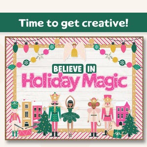 Nutcracker Bulletin Board, Christmas Bulletin Board Kit, Printable ...