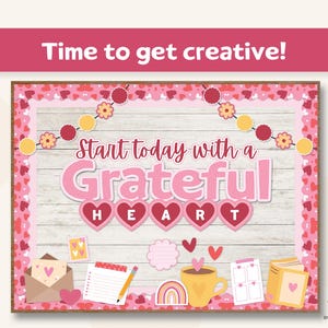 Grateful Bulletin Board Kit, Kindness Bulletin Board, Positive ...