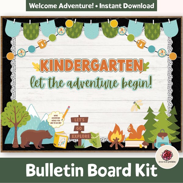 Camping Bulletin Board - Etsy
