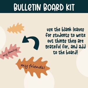 Fall Themed Printable Bulletin Board Kit or Classroom Door Decor ...