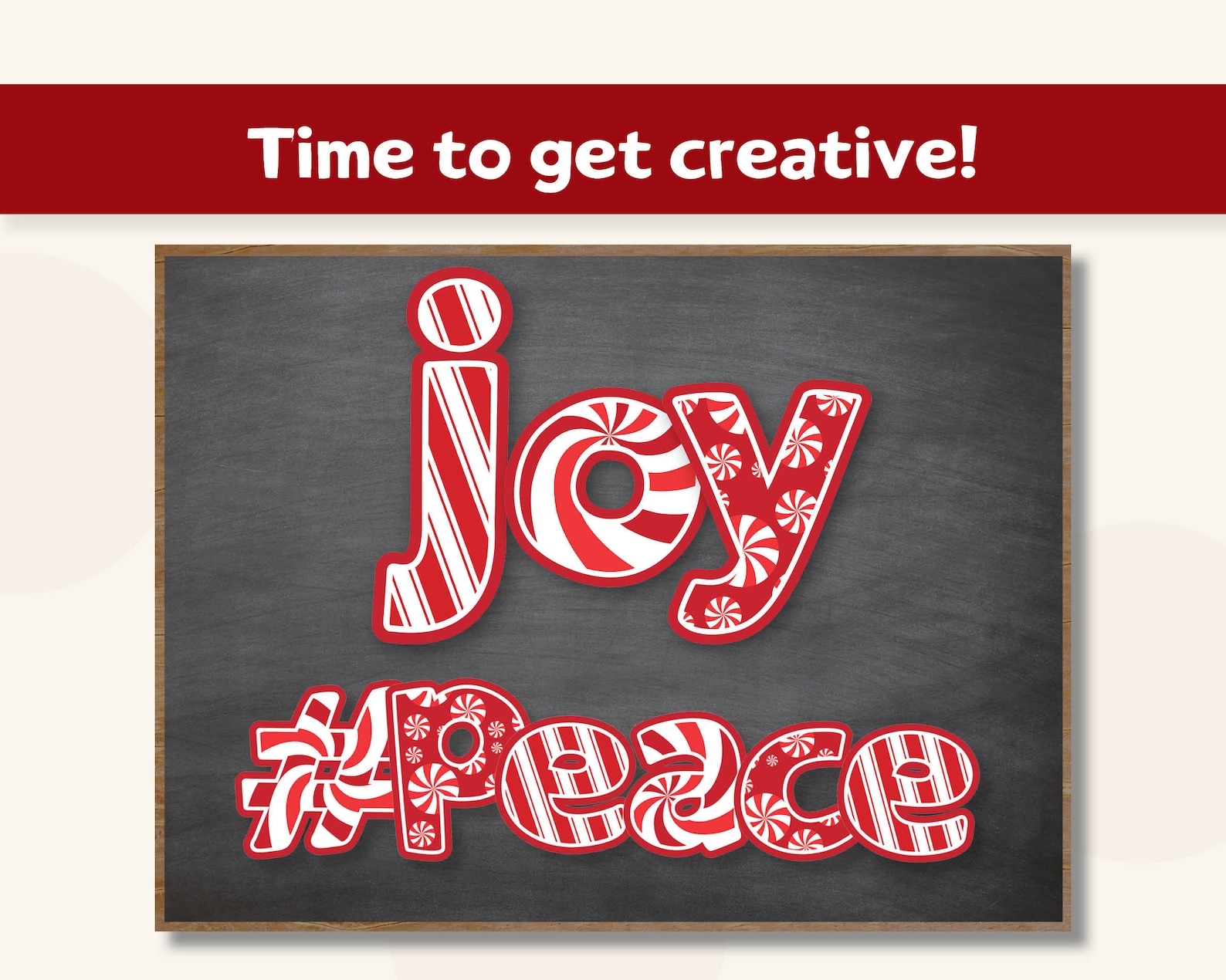 Bulletin Board Letter Set, Christmas Alphabet for Teacher Classroom ...