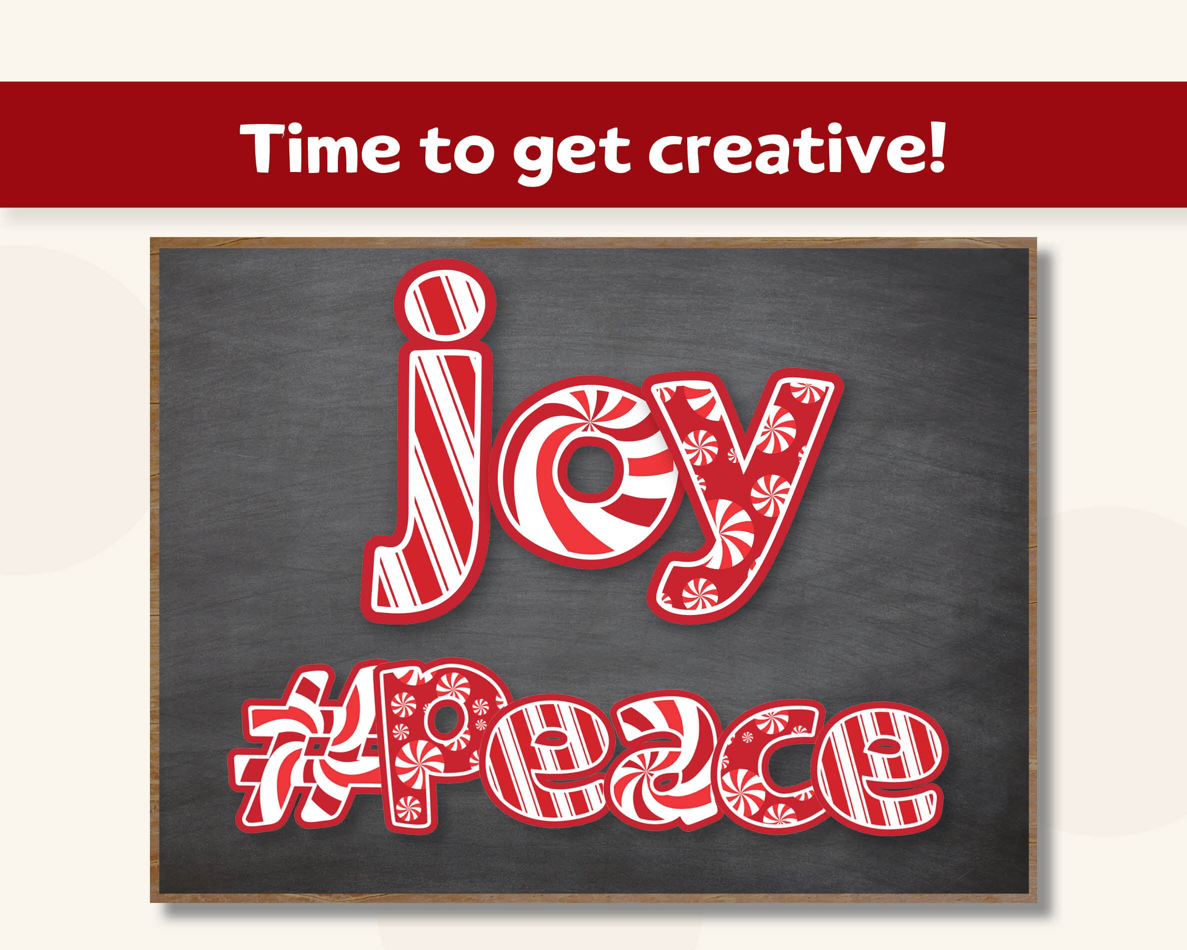 Bulletin Board Letter Set, Christmas Alphabet for Teacher Classroom ...