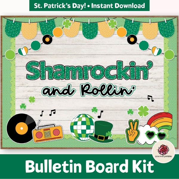 St Patricks Bulletin - Etsy