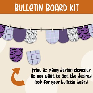 Halloween Bulletin Board Kit, Happy Halloween Bulletin Board, Haunted ...