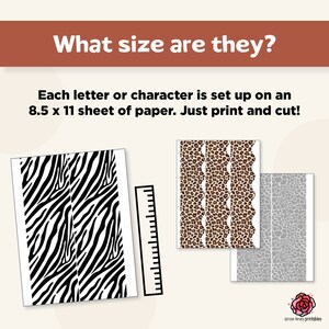 Safari Bulletin Board Border Set, Classroom Bulletin Border, Printable ...